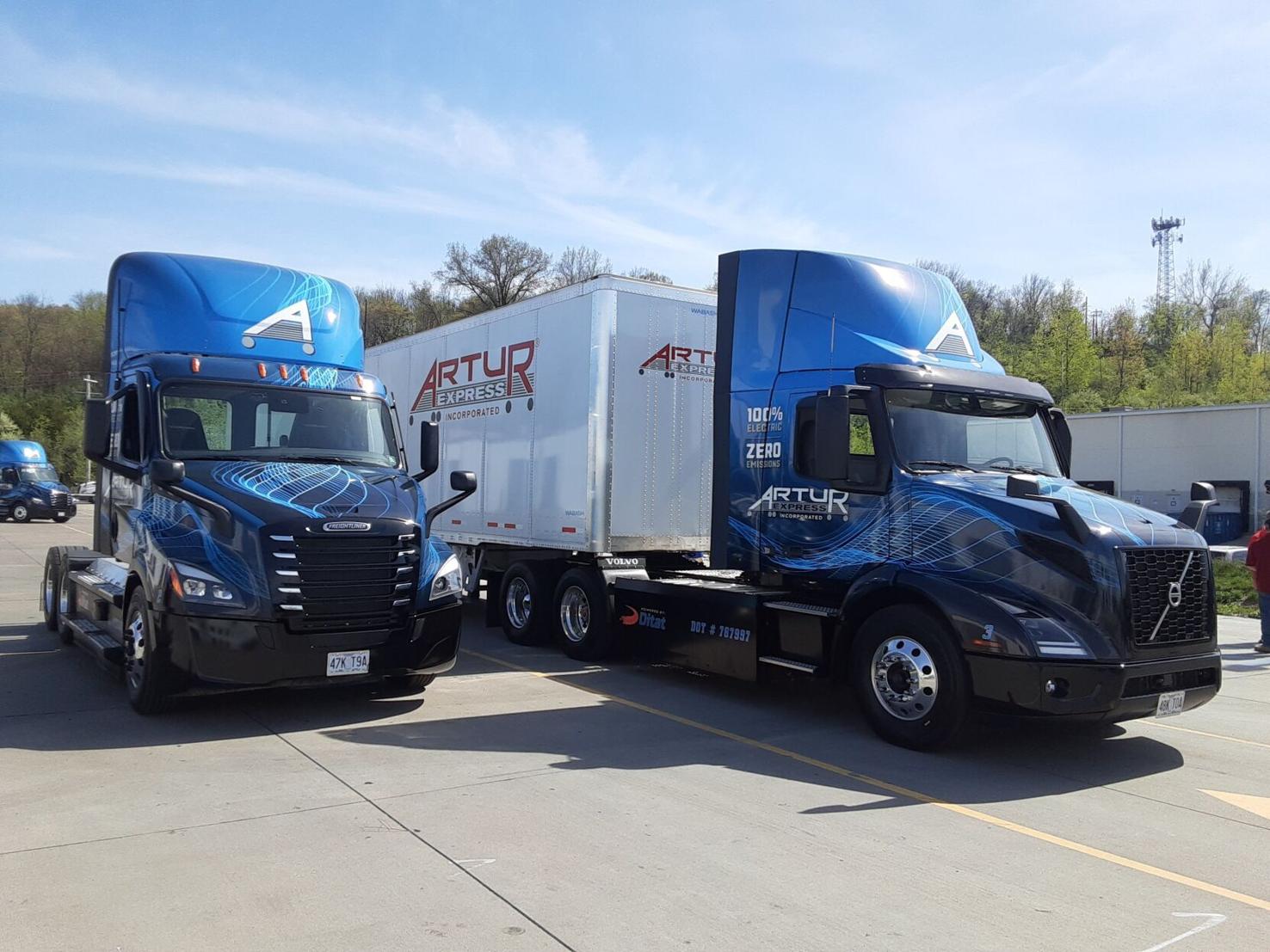 Hazelwood Trucking Company Invests in Electric Semis - St. Louis ...